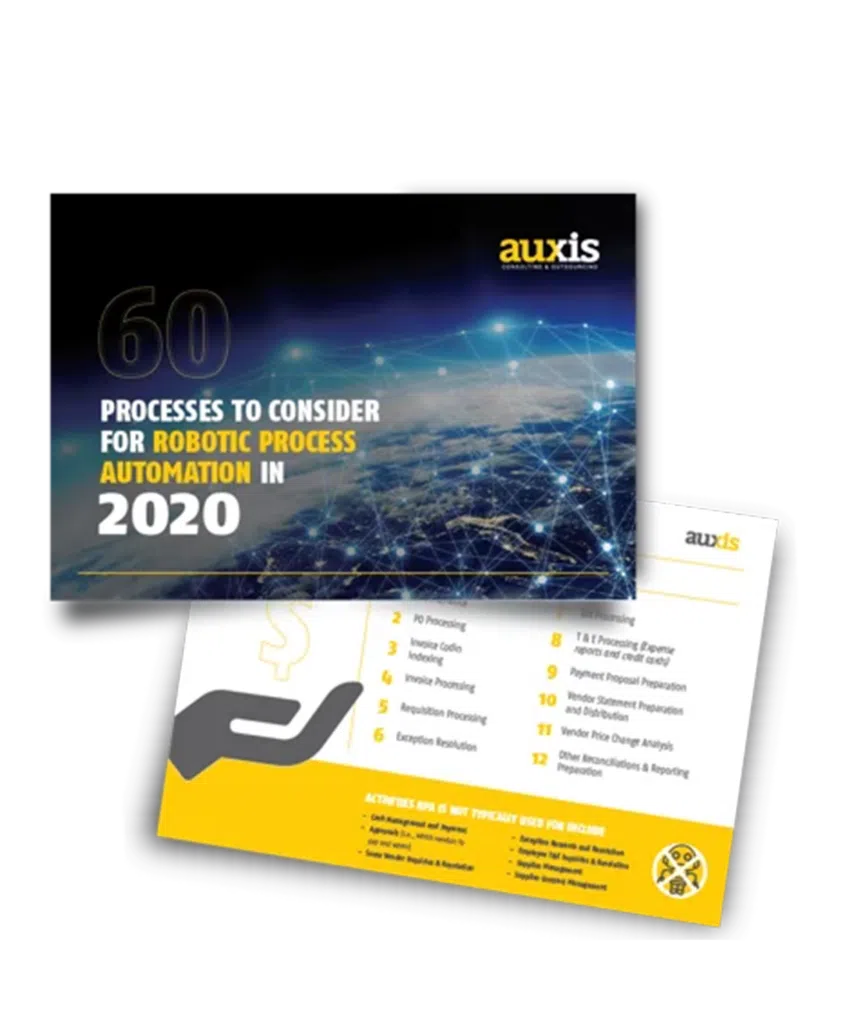 Discover the Opportunities for Robotic Process Automation - Auxis